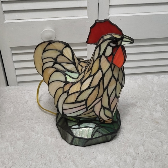 Art | Vintage Tiffany Style Art Glass Stained Glass Lamp | Poshmark